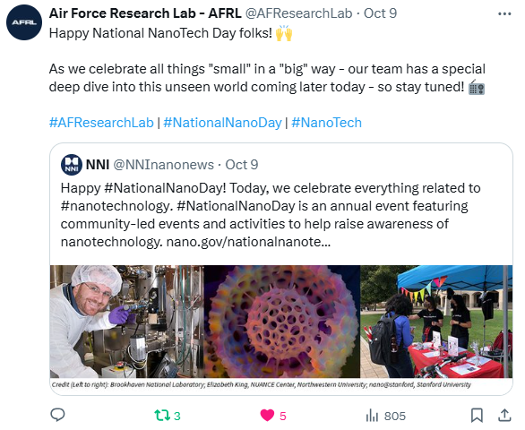National Nanotechnology Day 2024 Activities - National Nanotechnology Coordination Office (NNCO)